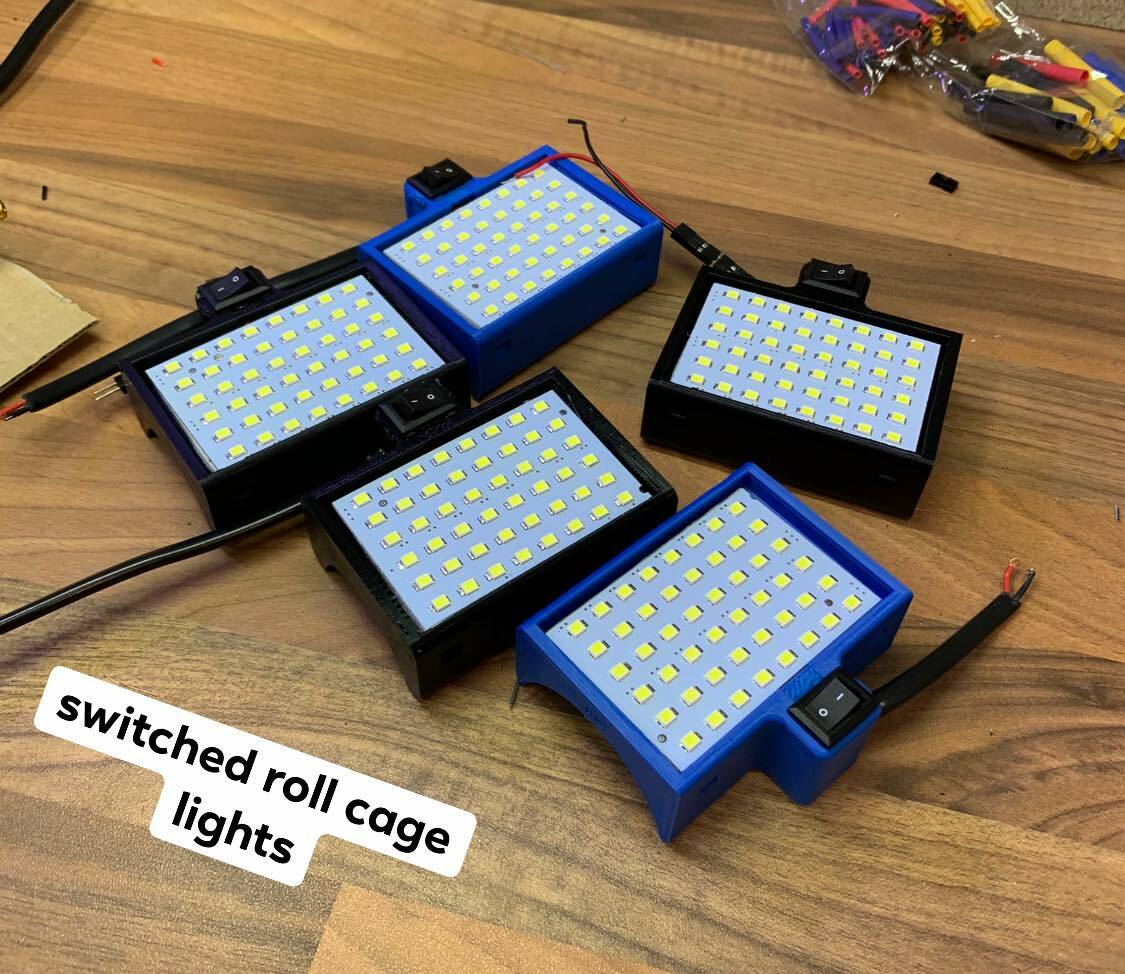 Race, Rally, Track Car LED Interior Light - Rollcage Mounting Map Lamp ...