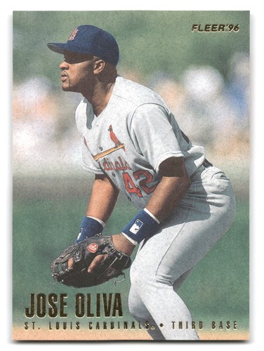 Jose Oliva 1996 Fleer #550 St. Louis Cardinals BASEBALL | eBay
