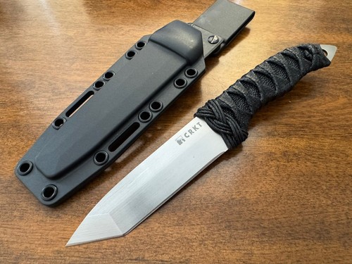 CRKT First Strike 2705 Fixed Blade Knife Tanto Blade Nice Wrapped ...