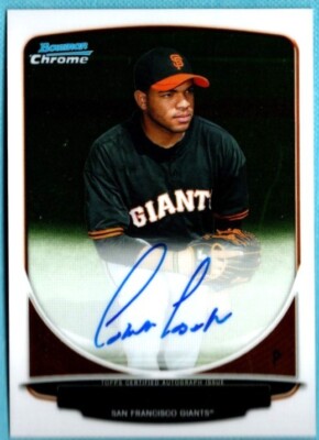 2013 Bowman Chrome Autograph Auto Edwin Escobar Card # BCA-EE | eBay