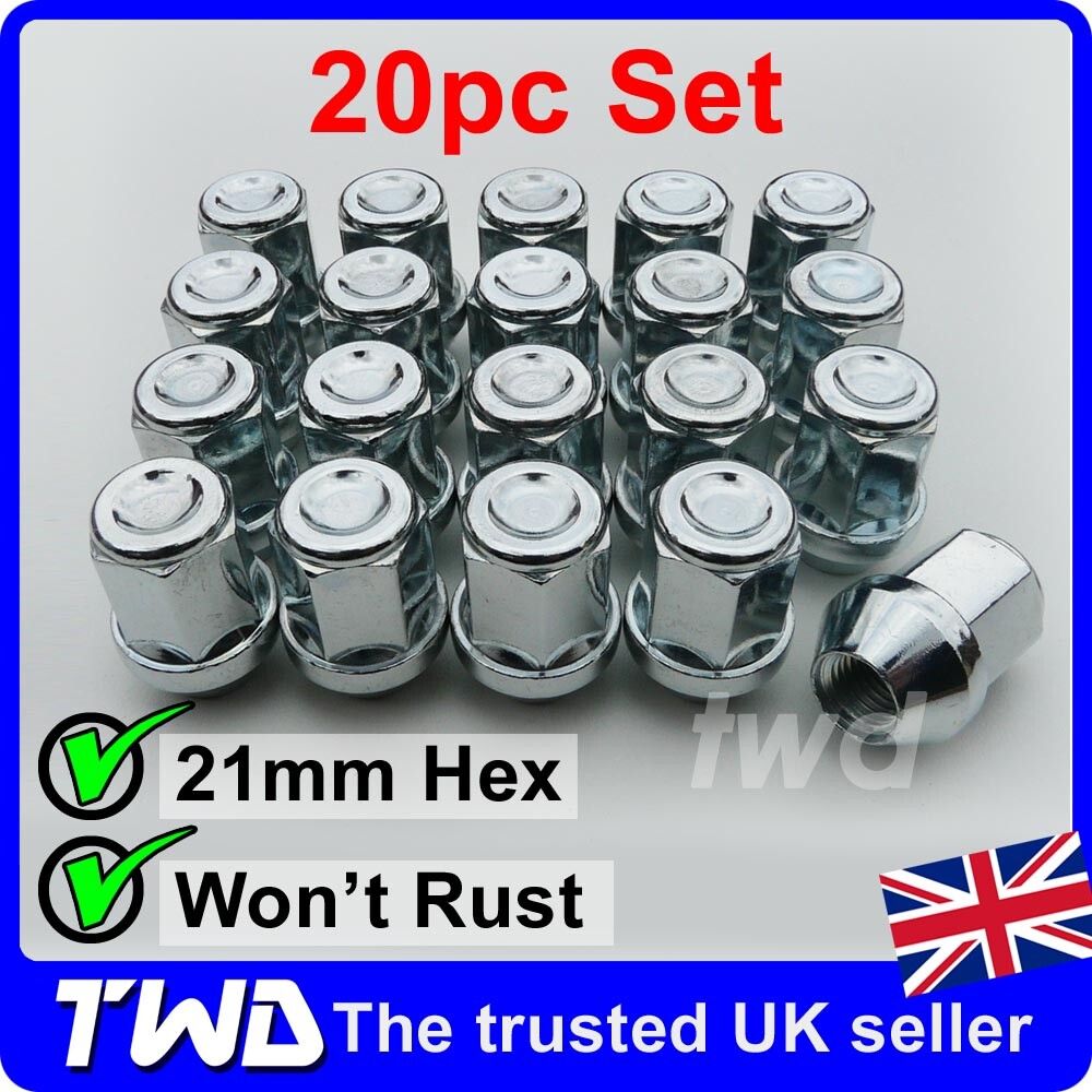 20x ALLOY WHEEL NUTS FOR NISSAN 350Z 370Z Z33 Z34 SILVER LUG STUD LUG ...