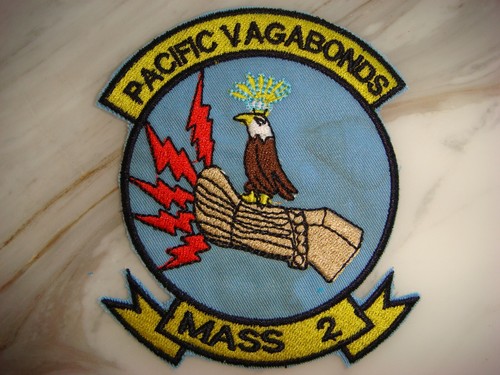 USMC MARINE AIR SUPPORT SQ MASS-2 PACIFIC VAGABONDS, VIETNAM WAR PATCH ...