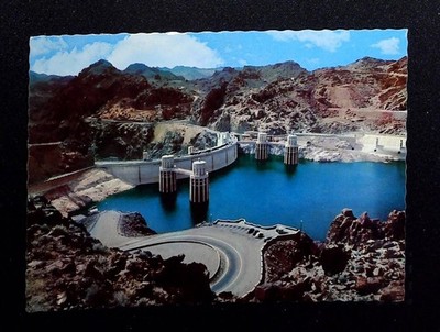 Vintage Postcard of Hoover Dam Upstream Face | eBay