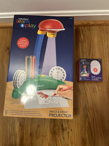 Lakeshore Learning Trace & Draw Projector and Extra Slides - New in Box ...