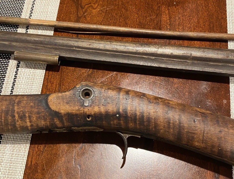 Muzzleloader Black Powder Swamp Barrel Wooden Stock, Parts, Vintage | eBay