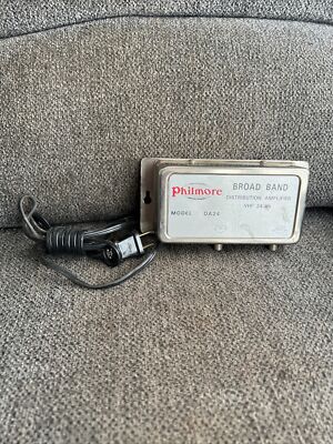 Philmore Model DA24 Distribution Amplifier VHF 24db 1/1 On eBay | eBay