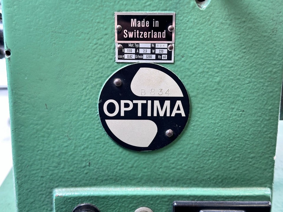 Optima Universal Precision Optical Drill Grinder Made In Switzerland | eBay