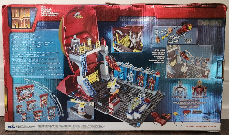 Mega Bloks / Construx Marvel Iron Man 2 Hall of Armor (Brand NEW) | eBay