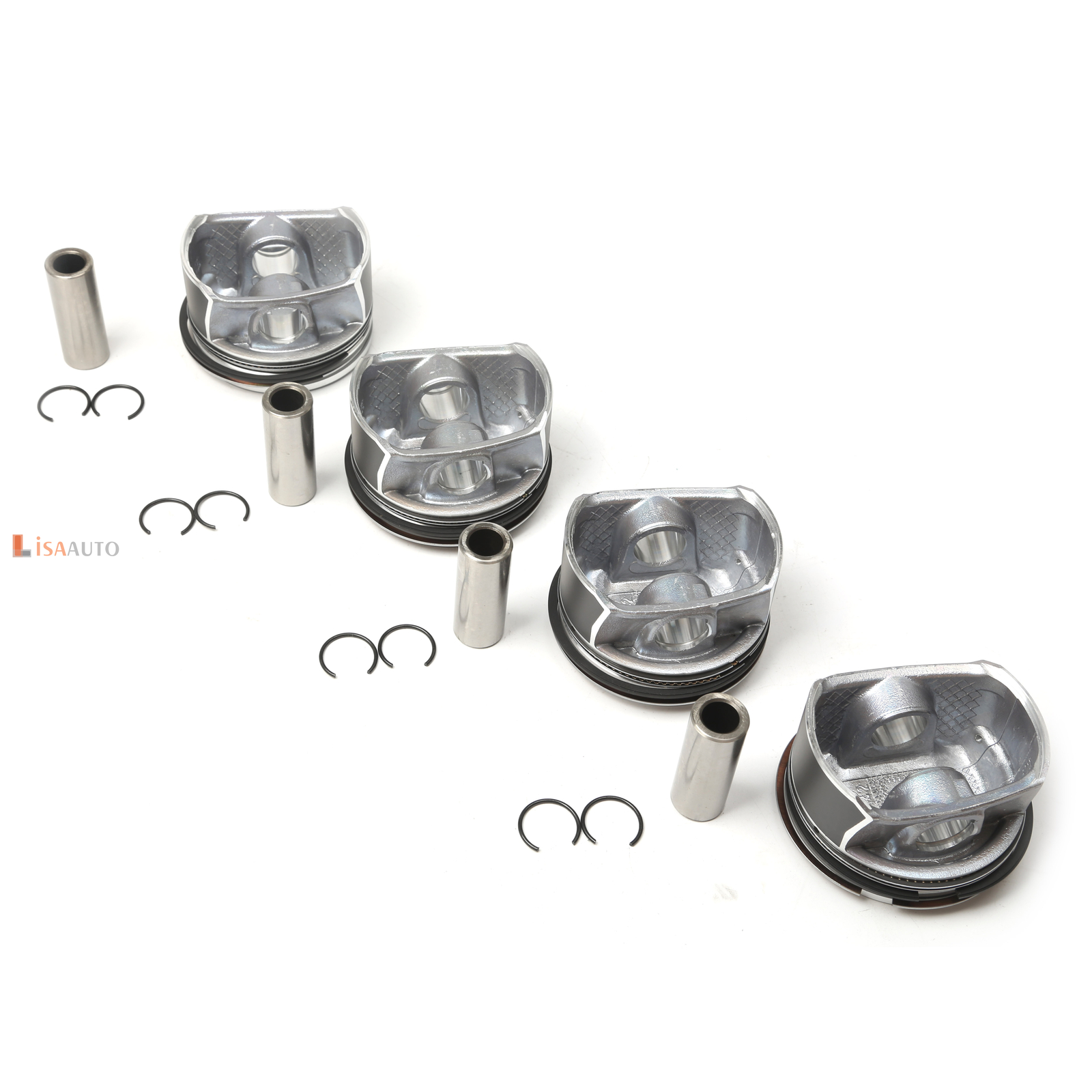 Genuine OEM Pistons Rings Set Ø76.5mm For VW Golf Passat Tiguan AUDI 1 ...