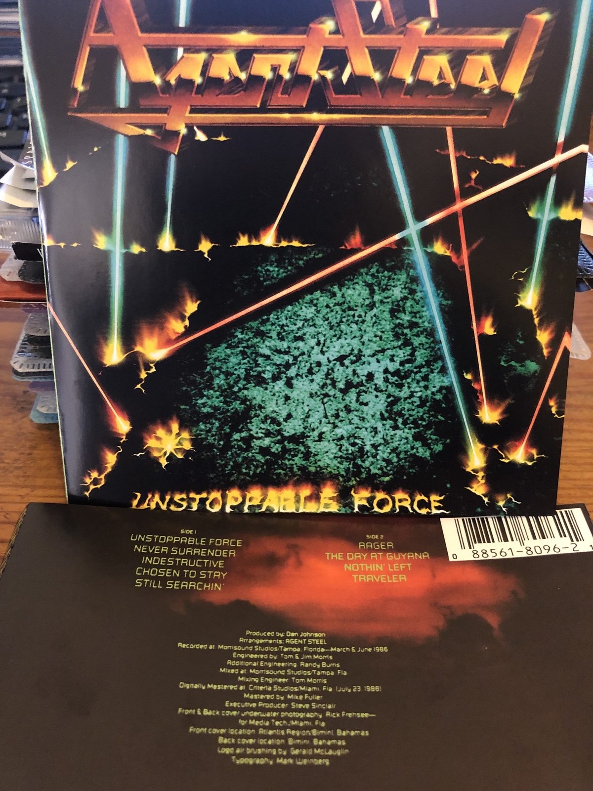 AGENT STEEL CD - Unstoppable Force - 1987 - TOP U.S. POWER / SPEED ...