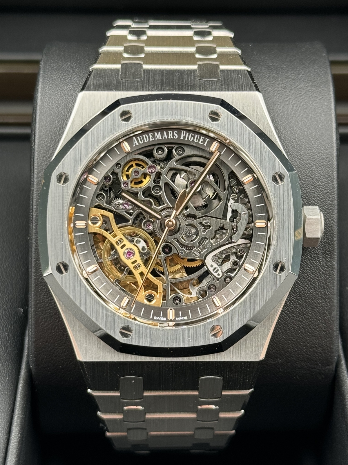 Audemars Piguet Royal Oak 41mm Open Work Stainless Steel 15407ST Box ...