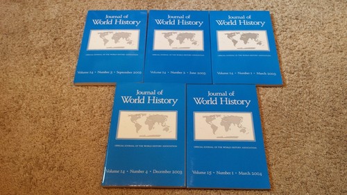 Journal of World History Lot of 5 Books 2003 & 2004 | eBay