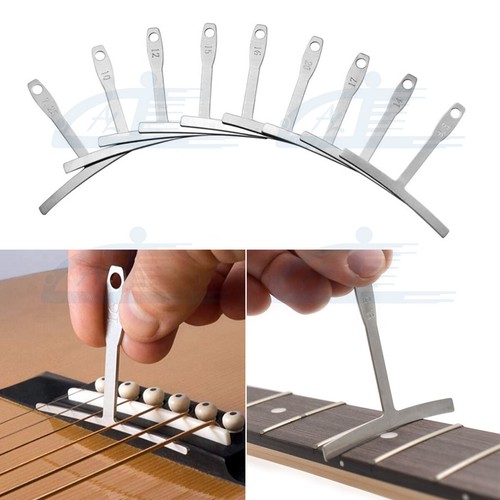 Guitar Neck Straight Edge Fret Rocker Feeler Radius Gauge String Action ...