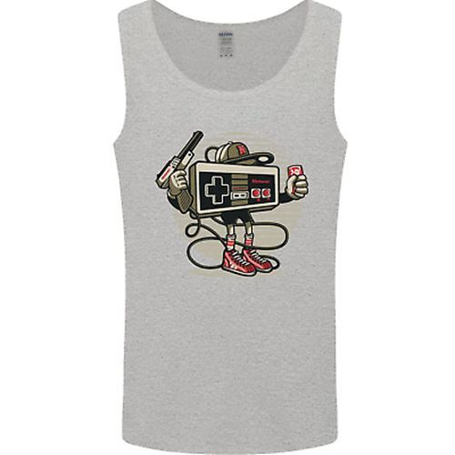 Let's Play Funny Gamer Gaming Mens Vest Tank Top | eBay