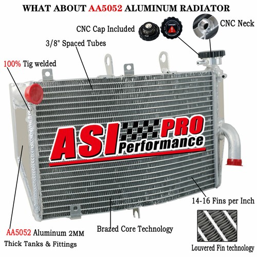 ASI Aluminum Race Radiator for 2003-2006 Honda CBR600RR CBR 600RR F5 | eBay