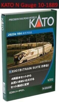 KATO N Gauge 10-1889 E001 TRAIN SUITE SHIKISHIMA 4-Car Basic Set | eBay