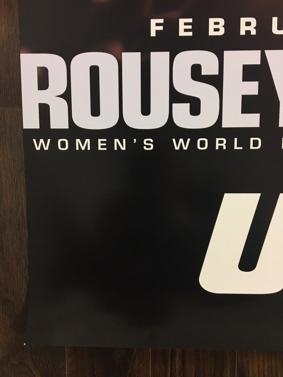 Rousey Mcmann Ufc 170 Poster Wombat Sports