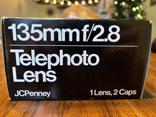 JCPenney 135mm f/2.8 Telephoto Lens | eBay