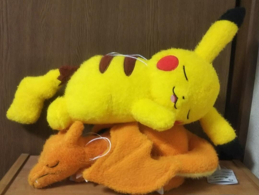 Banpresto Pokemon Relax Time Pikachu Charizard Plush Toy 2 set New | eBay