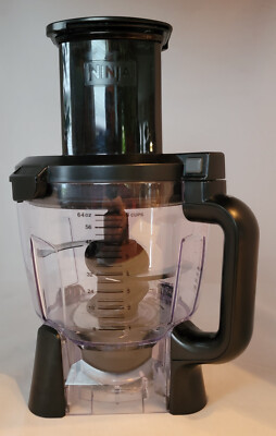 Ninja Food Processor 64Oz Bowl, Lid W/ Feed Chute, Food Pusher, & 1 ...