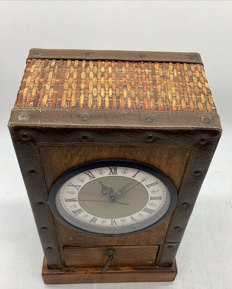 Tianguan Quartz Wooden Clock With Jewelry Box Vintage | eBay UK