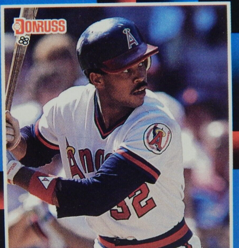 DARRELL MILLER LOS ANGELES ANGELS DONRUSS BASEBALL TRADING CARD #551 | eBay