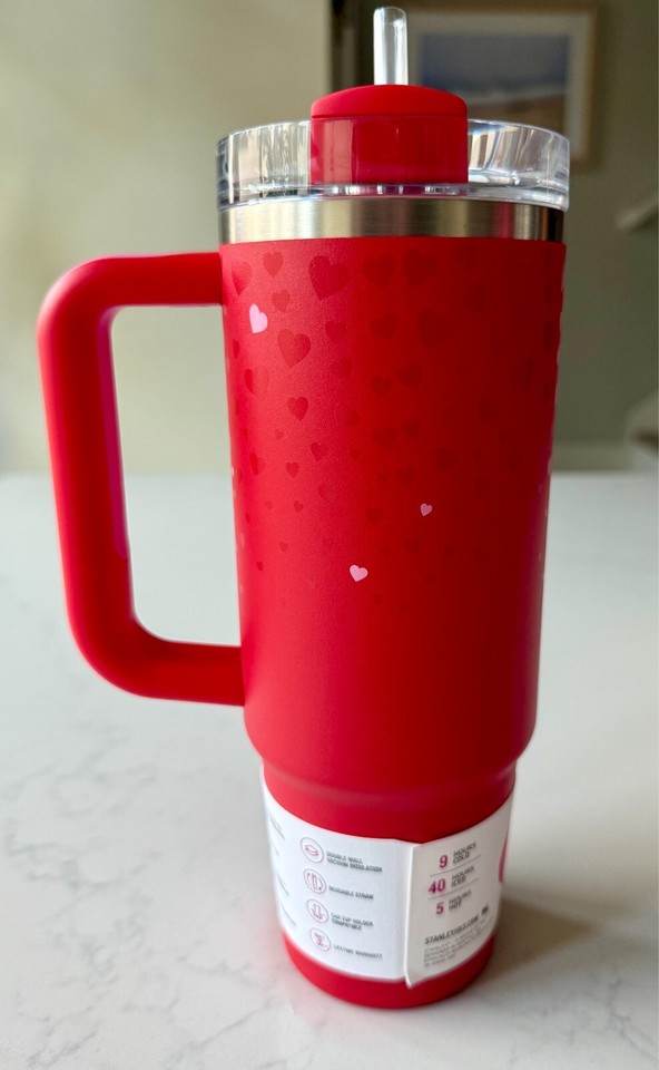 Stanley Ruby Hearts X Target Exclusive Red Valentine 30oz Tumbler ...