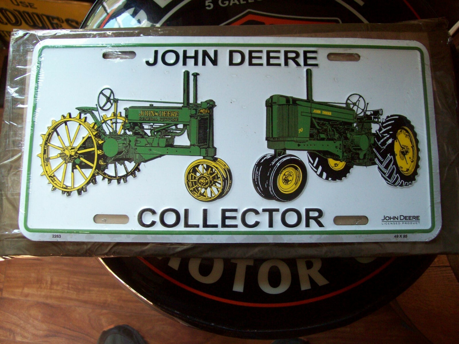 New John Deere License Plate Model 70 & General Purpose Licensed by ...