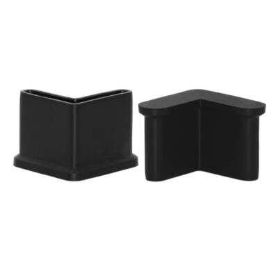 Flyshop 4PCS PVC Angle Iron End Caps Rack Leg Cover Protector Bed Frame ...