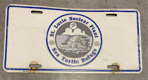 St. Lucie Nuclear Power Plant Sea Turtle Refuge FPL License Plate | eBay