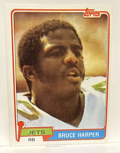 NFL 1981 TOPPS BRUCE HARPER NEW YORK JETS #211 Football Card | eBay