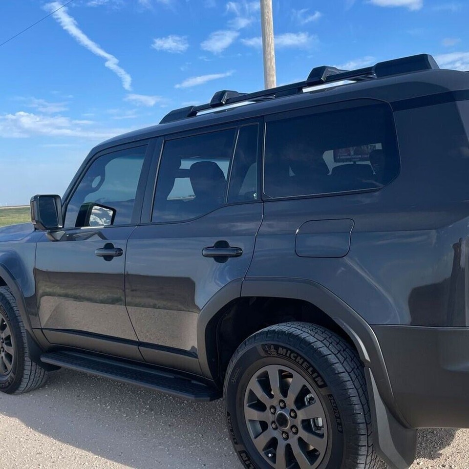 2PCS Roof Side Bar Cross Bars Crossbars For Land Cruiser Prado J250 ...