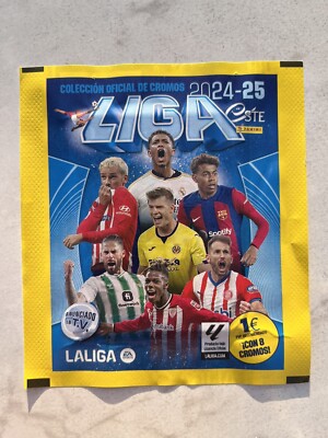 COLECCION CROMOS LALIGA LA LIGA PANINI 1 PACK OF FOOTBALL STICKERS 2024 ...