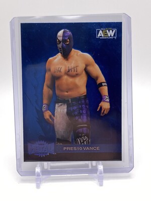 2022 UD Skybox Metal Universe AEW Pres10 Vance Blue SP #126 | eBay