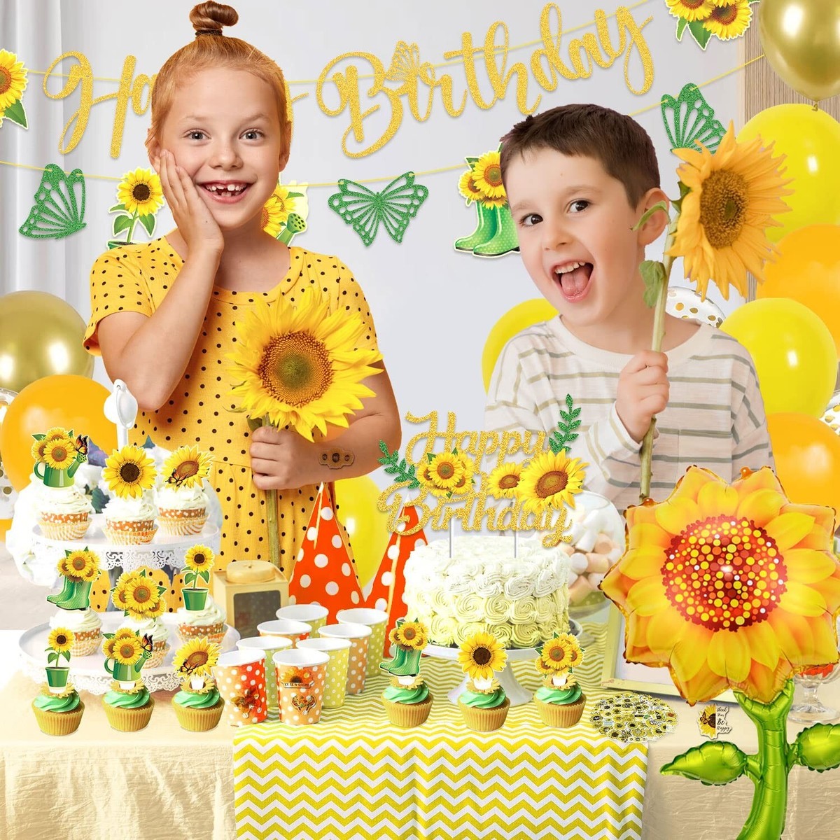 Sunflower Birthday Party Backgrounds Sunflower Birthday Party