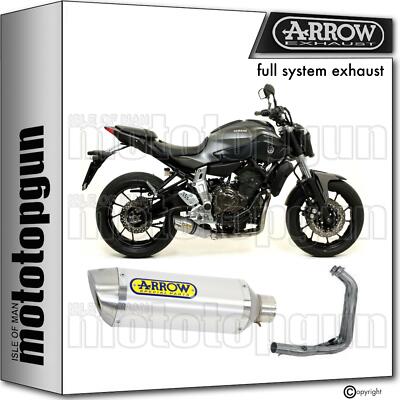 ARROW FULL SYSTEM EXHAUST OK LOW THUNDER ALUMINIUM YAMAHA MT07 MT 07 ...