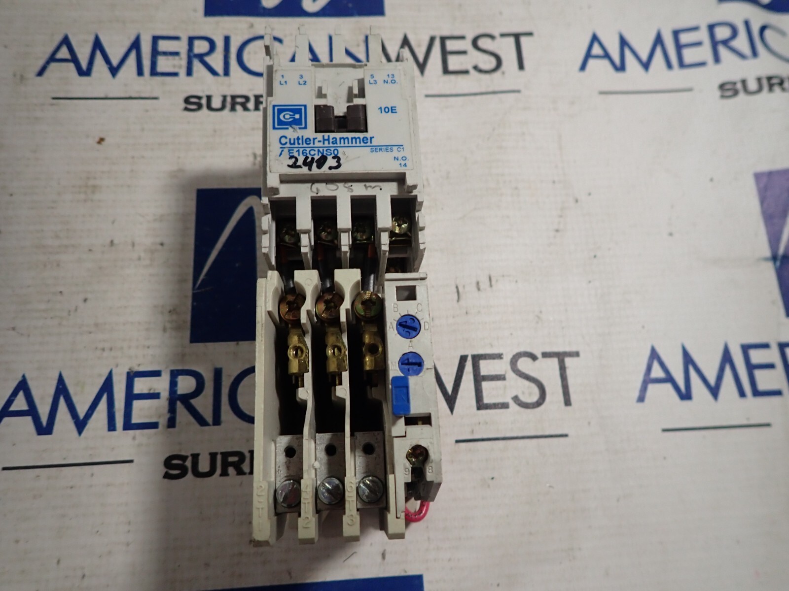 Eaton Cutler Hammer Starter AE16CNS0 12A 600V 120 Coil 9-2875-1 C306DN3 ...