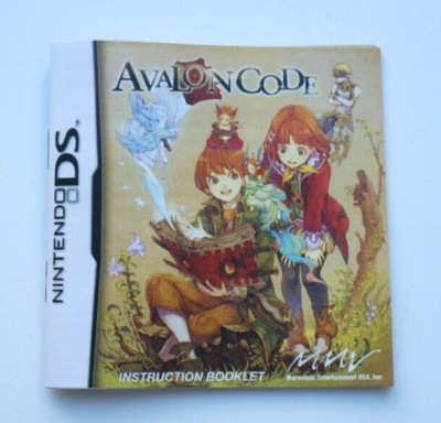 Avalon Code (DS) MANUAL ONLY READ DESCRIPTION | eBay
