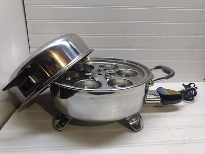 Royal Prestige 5 Qt Electric Multi-Cooker Rice Fryer Roaster Egg ...