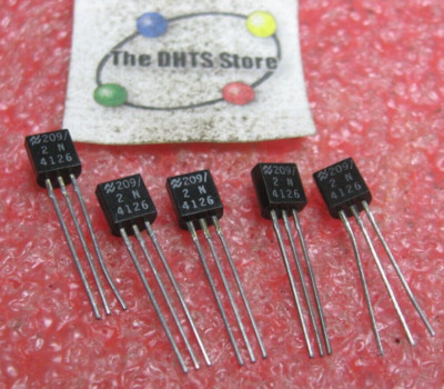 2N4126 National Semiconductor PNP Silicon Transistor TO-92 Si - NOS Qty ...