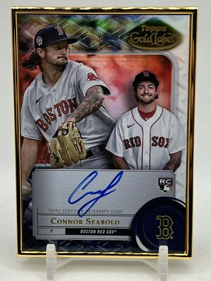 Connor Seabold 2022 Topps Gold Label Framed Auto FA-CS Rookie RC Red ...
