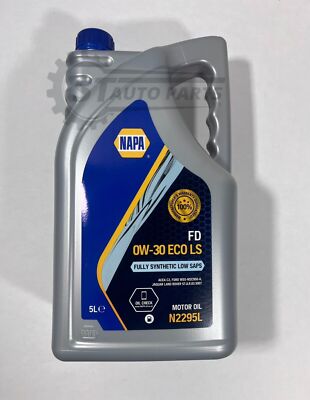 FORD TRANSIT CUSTOM 2018- 5LT ENGINE OIL 0W30 LS 100% MANUFACTURER'S ...