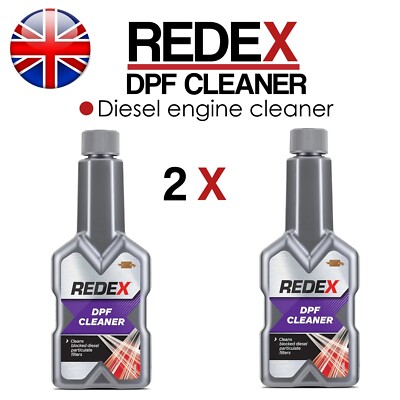 2 x Redex Diesel Particulate Filter Cleaner (DPF) Diesel Treatment ...