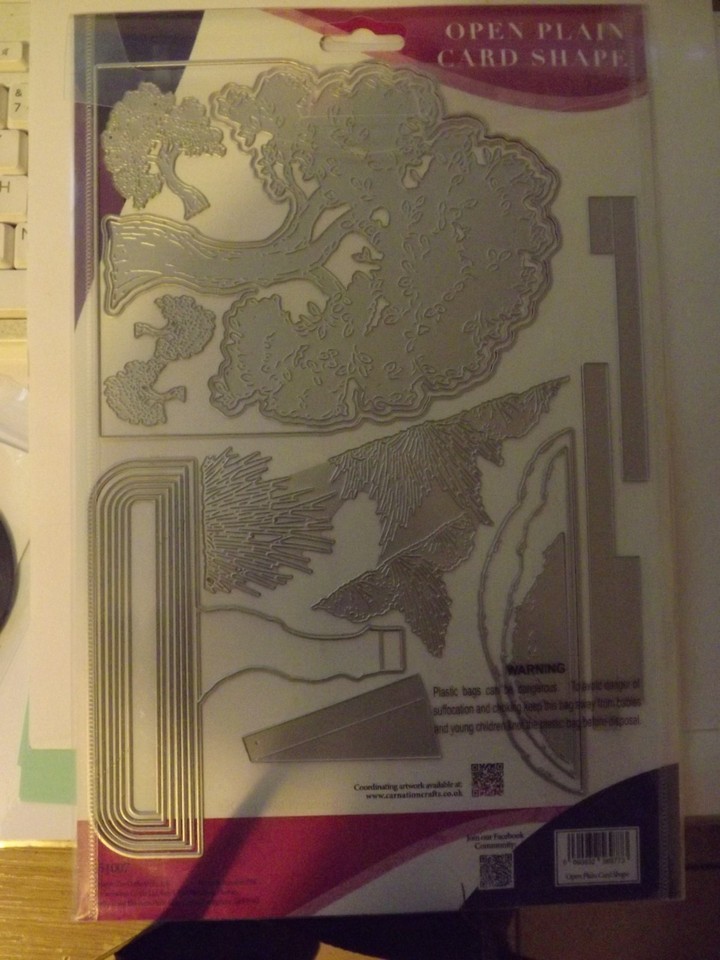 New Carnation Crafts Cutting Die Open Card Plain Shape No 251007 | eBay UK