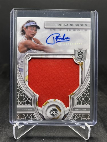 2024 Topps Royalty Tennis Priska Nugroho RC Auto Event-Used Relic 23/75 ...