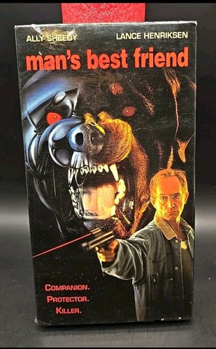 MAN'S BEST FRIEND VHS VIDEO MOVIE ALLY SHEEDY LANCE HENRIKSEN FREDRIC L ...