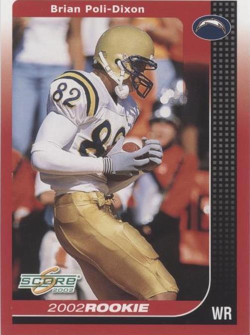 2002 Score - 2002 Rookie Brian Poli-Dixon #291 (RC) for sale online | eBay