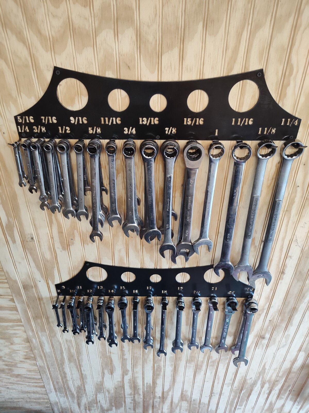Heavy Duty Wrench Rack Organizer Storage Holder SAE/Metric | eBay