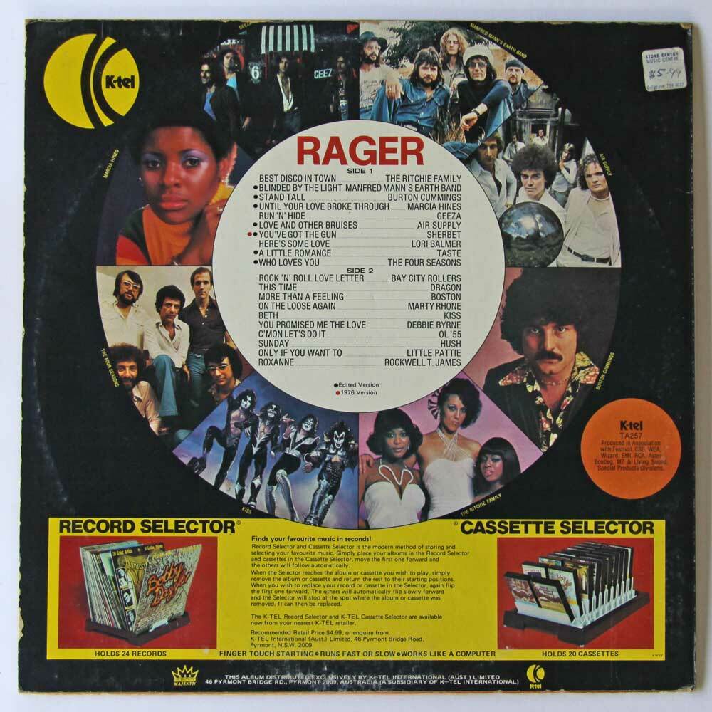 Rager, 20 Original Hits 1977, 12” LP Vinyl Album, | eBay