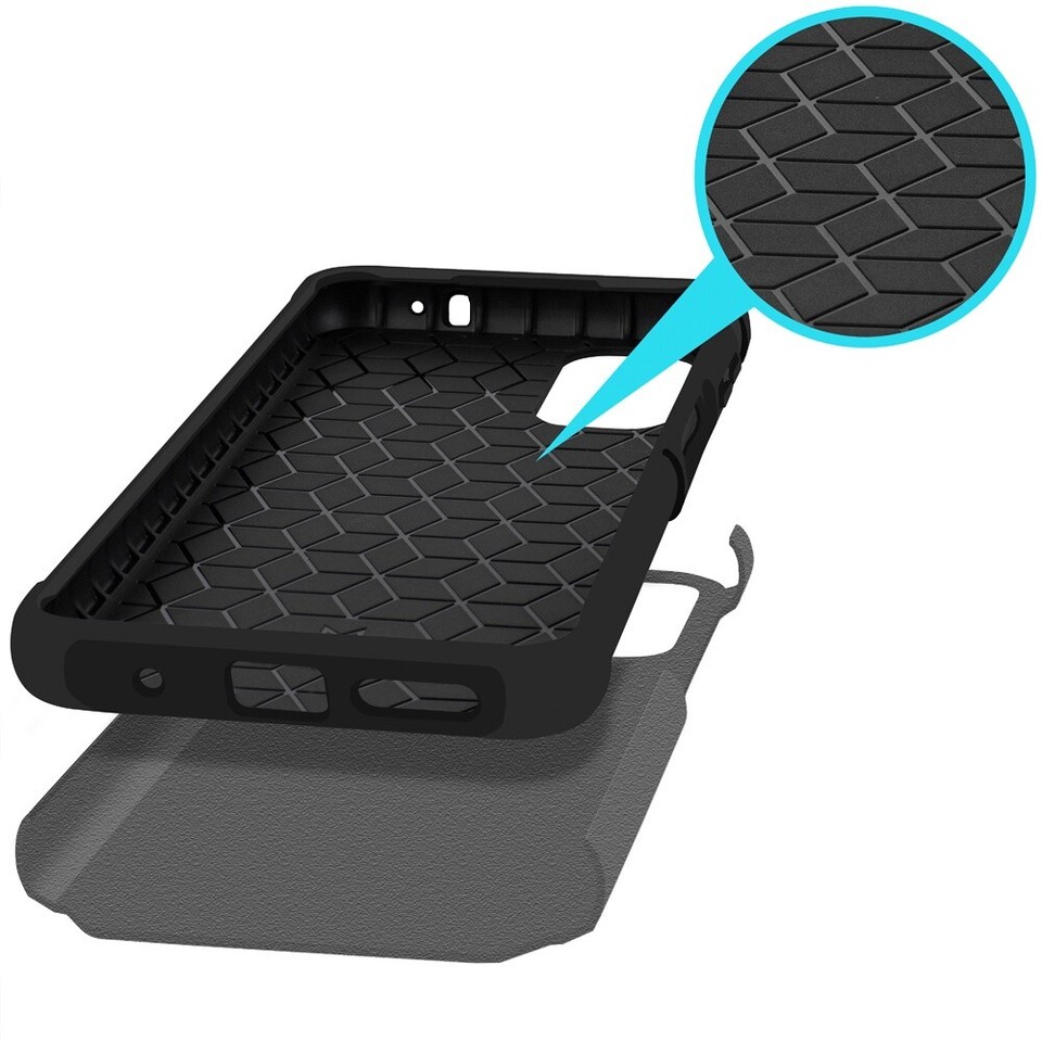 For Cricket Outlast U680AC ShockProof Hybrid Case Phone Cover ...